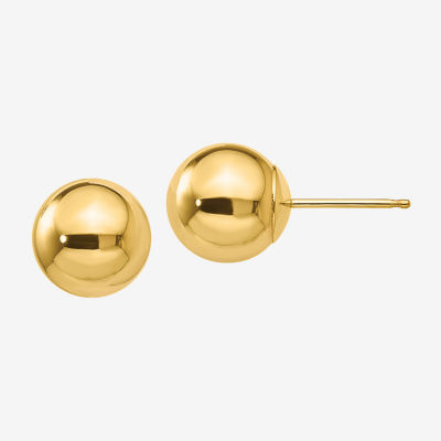 14K Gold 8mm Ball Stud Earrings - JCPenney