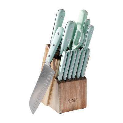 Martha Stewart Triple Rivet 14-pc. Knife Block Set - JCPenney