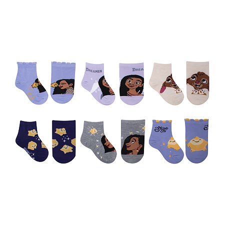 Click here for Toddler Girls 6 Pair Wish Quarter Ankle Socks  2t-... prices