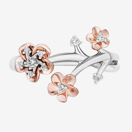 Click here for Enchanted Disney Fine Jewelry Womens 1/10 CT. T.W.... prices