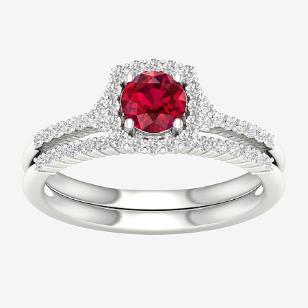 Click here for Modern Bride Gemstone Womens 14K White Gold Round... prices