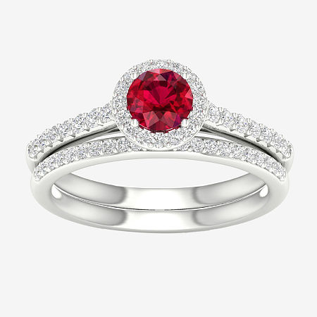 Click here for Modern Bride Gemstone Womens 14K White Gold Round... prices