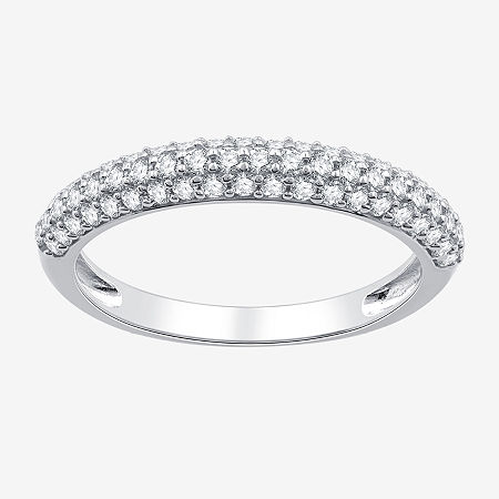Click here for Womens 1/2 CT. T.W. Lab Grown White Diamond 10K Wh... prices