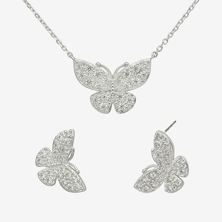 Click here for Sparkle Allure Womens Cubic Zirconia Pure Silver O... prices