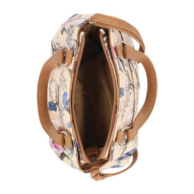 Multi Sac Olivia Floral Print Satchel, Color: Gloria - JCPenney