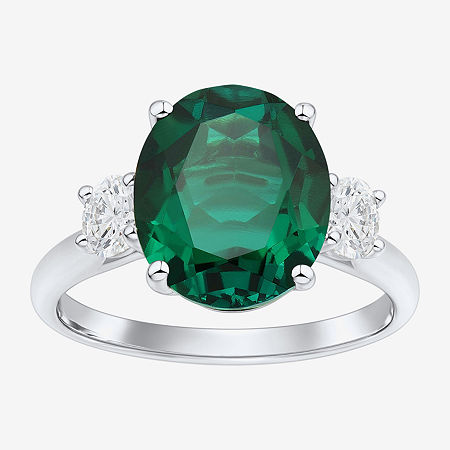 Click here for Womens Gemstone & 3/8 CT. T.W. Lab-Grown Diamond S... prices