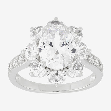 Click here for Diamonart Womens Cubic Zirconia Sterling Silver Fl... prices