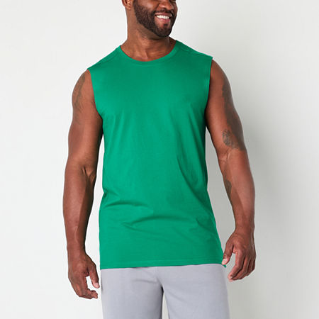 Click here for Xersion Cotton Mens Crew Neck Sleeveless Moisture... prices