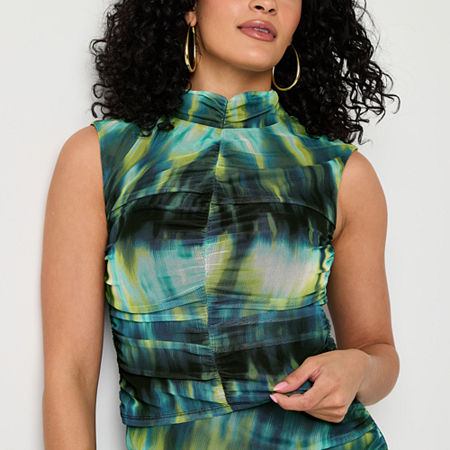 Click here for Bold Elements Womens Sleeveless Mock Neck Top  Pet... prices