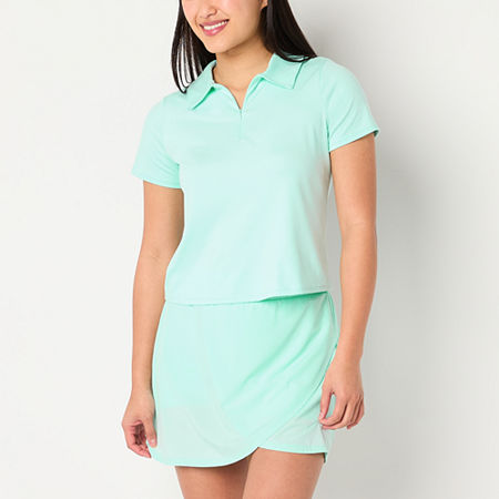 Click here for Xersion Everultra-Lite Womens Short Sleeve Zip Pol... prices
