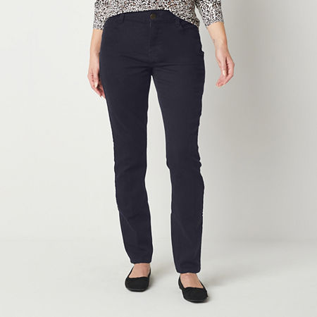 Click here for Liz Claiborne Womens Sara Mid Rise Slim Fit  Skinn... prices