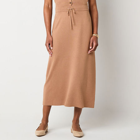 Click here for Liz Claiborne Womens Mid Rise Midi A-Line Skirt  M... prices