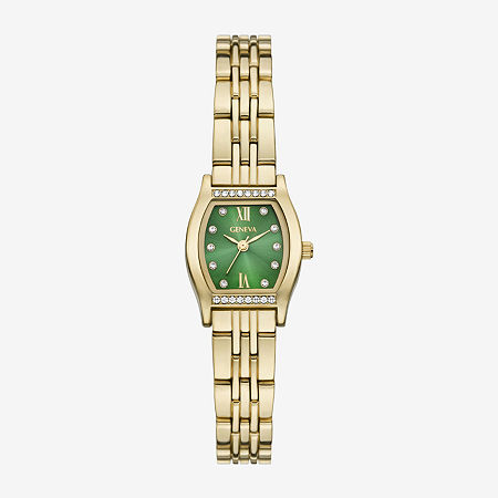 Click here for Geneva Womens Crystal Accent Gold Tone Bracelet Wa... prices