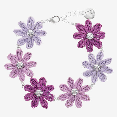 Click here for Liz Claiborne Womens Flower Strand Bracelet  One S... prices