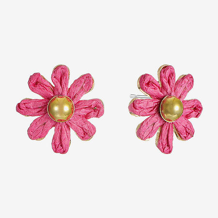 Click here for Liz Claiborne 20mm Flower Stud Earrings  One Size... prices
