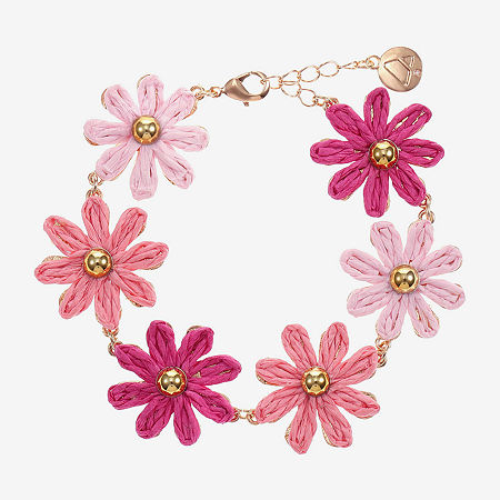 Click here for Liz Claiborne Womens Flower Strand Bracelet  One S... prices