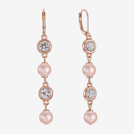 Click here for Monet Jewelry Womens Glass Simulated Pearl Round D... prices