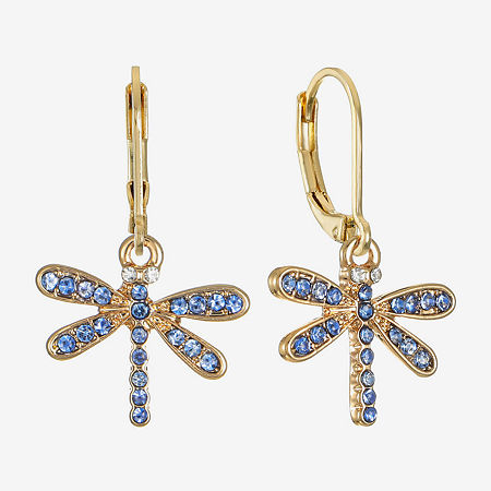 Click here for Monet Jewelry Womens Blue Glass Drop Earrings  One... prices