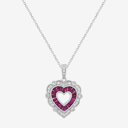 Click here for Limited Quantities! Womens Lab Created Red Ruby St... prices