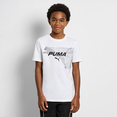 Click here for PUMA Big Kid Boys Crew Neck Short Sleeve Regular F... prices