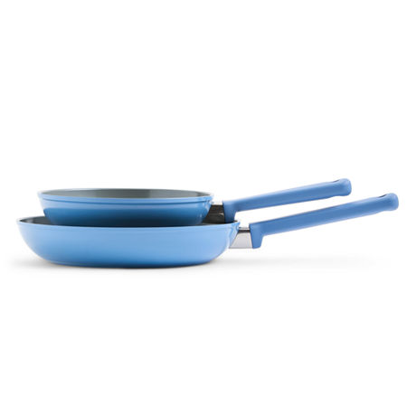 Click here for Cooks Ceramic 2-pc Frying Pan Set  One Size  Blue prices