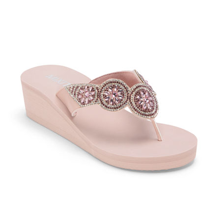 Click here for Mixit Womens 5 Disc Wedge Wedge Sandals  9  Pink prices