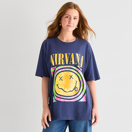 Click here for New World Nirvana Oversized Tee Womens Juniors Cre... prices