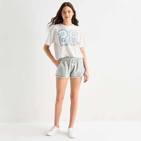 Click here for Arizona Womens Mid Rise Juniors Jogger Short  Smal... prices