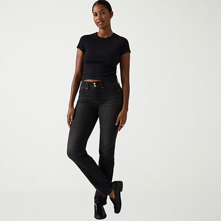 Click here for Levis Juniors 314 Corset Straight Stretch Jeans -... prices