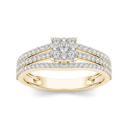 Click here for 5/8 CT.T.W. Natural Diamond 10K Yellow Gold Engage... prices