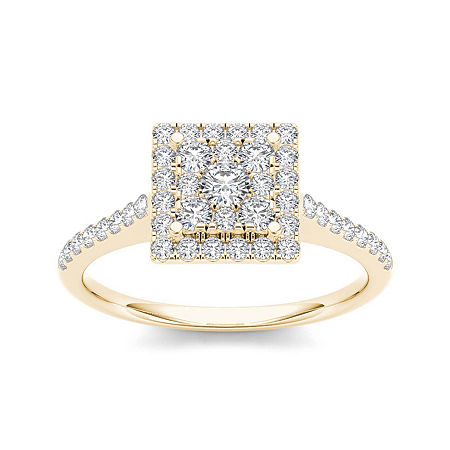 Click here for 3/4 CT. T.W. Diamond 10K Yellow Gold Engagement Ri... prices