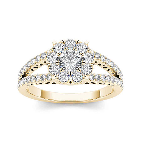 Click here for 1 CT. T.W. Diamond 10K Yellow Gold Engagement Ring... prices