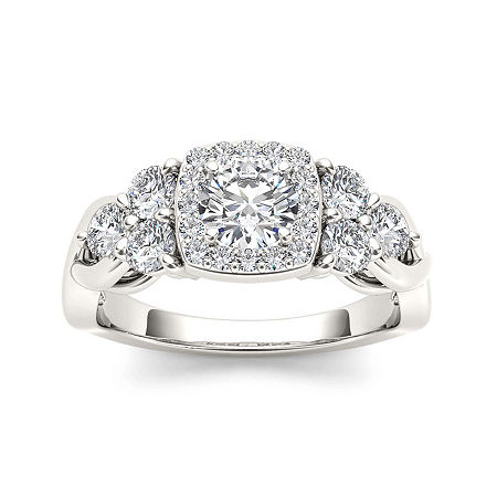 Click here for 1 1/2 CT.T.W. Natural Diamond 14K White Gold Engag... prices