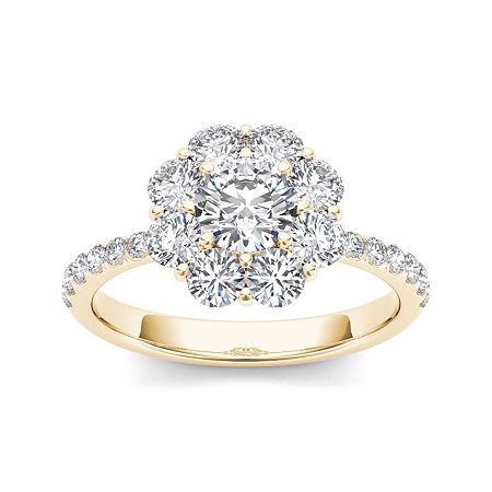 Click here for 1 3/4 CT.T.W. Natural Diamond 14K Yellow Gold Enga... prices