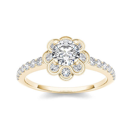 Click here for 1 1/4 CT. T.W. Diamond 14K Yellow Gold Engagement... prices