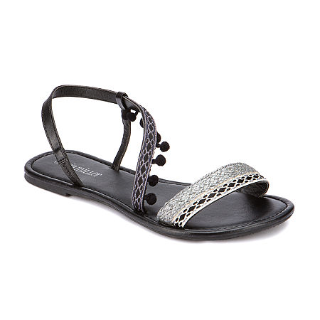 Click here for Olivia Miller Womens Embellished Strap Sandals  X-... prices