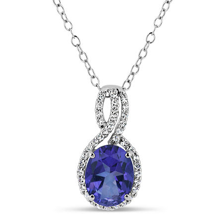 Click here for Womens Genuine Purple Topaz Sterling Silver Oval 1... prices