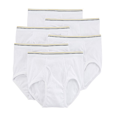 Click here for Stafford Full-Cut Mens 6 Pack Briefs  38  White prices
