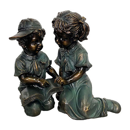 Click here for 12 Outdoor Boy And Girl Reading  One Size  Brown prices