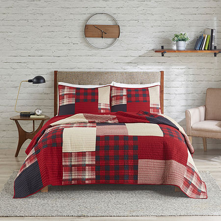 Click here for Woolrich Sunset Oversized Cotton Coverlet Mini Set... prices