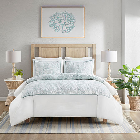 Harbor House Maya Bay 3-Pc. Duvet Cover Set  King - White