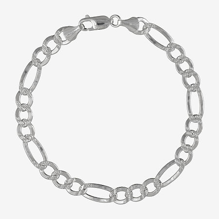 Click here for Made in Italy Mens Sterling Silver 8 1/2 Inch Soli... prices
