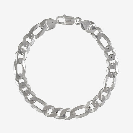 Click here for Made in Italy Mens Sterling Silver 9 Inch Solid Fi... prices