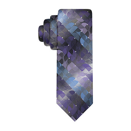 Click here for Van Heusen Extra Long Geometric Tie  One Size  Pur... prices
