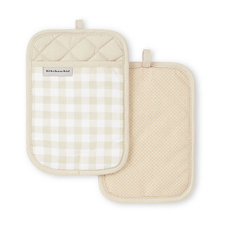Click here for KitchenAid Gingham Pot Holder 2-Pack Set  7 x 10 -... prices
