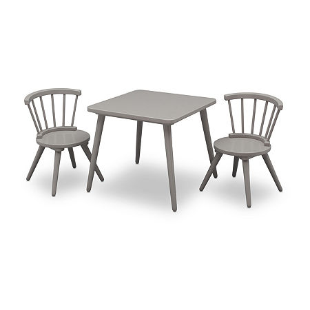 Click here for 3-pc. Table & Chair Set  One Size  Gray prices