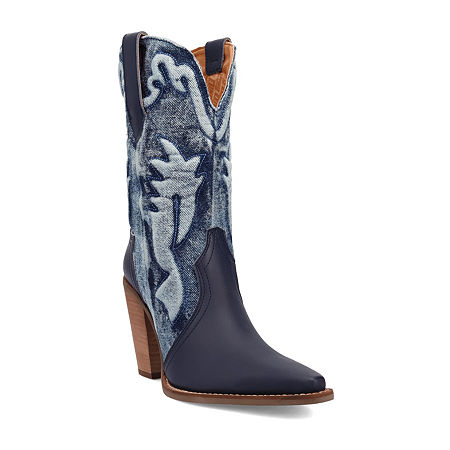 Click here for Dingo Womens Tipsy Block Heel Cowboy Boots  7 Medi... prices