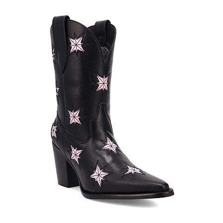 Click here for Dingo Womens Starburst Block Heel Cowboy Boots  8... prices