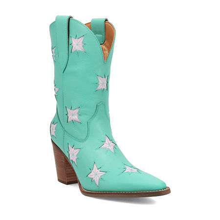 Click here for Dingo Womens Starburst Block Heel Cowboy Boots  8... prices