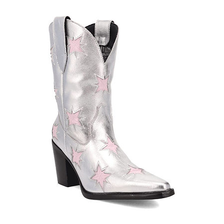 Click here for Dingo Womens Starburst Block Heel Cowboy Boots  10... prices